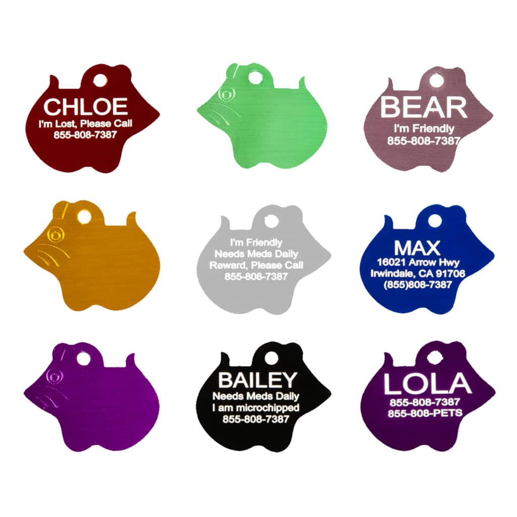 Mouse | Lightweight Cat ID Tag – PetANtastic